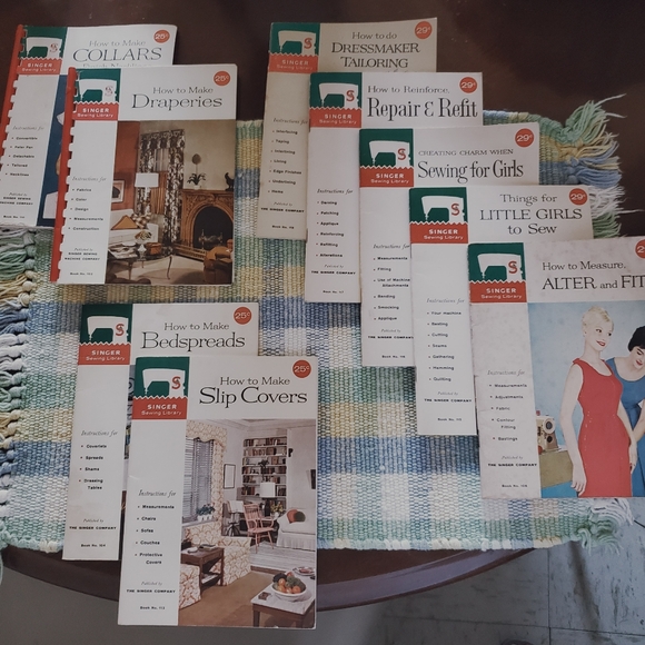 Singer | Other | Singer Sewing How To Books Originals Vintage Bundle Of ...